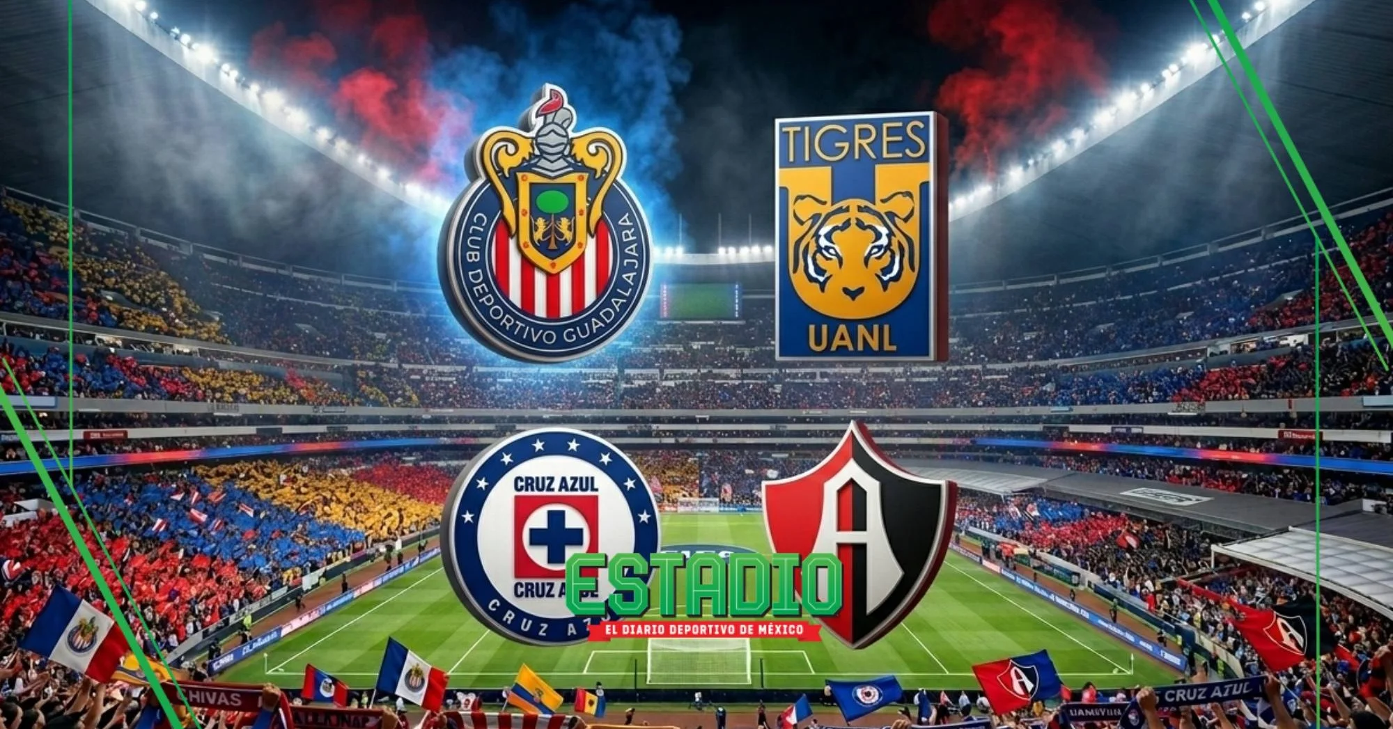 Las mejores predicciones para Chivas vs Tigres y Cruz Azul vs Atlas