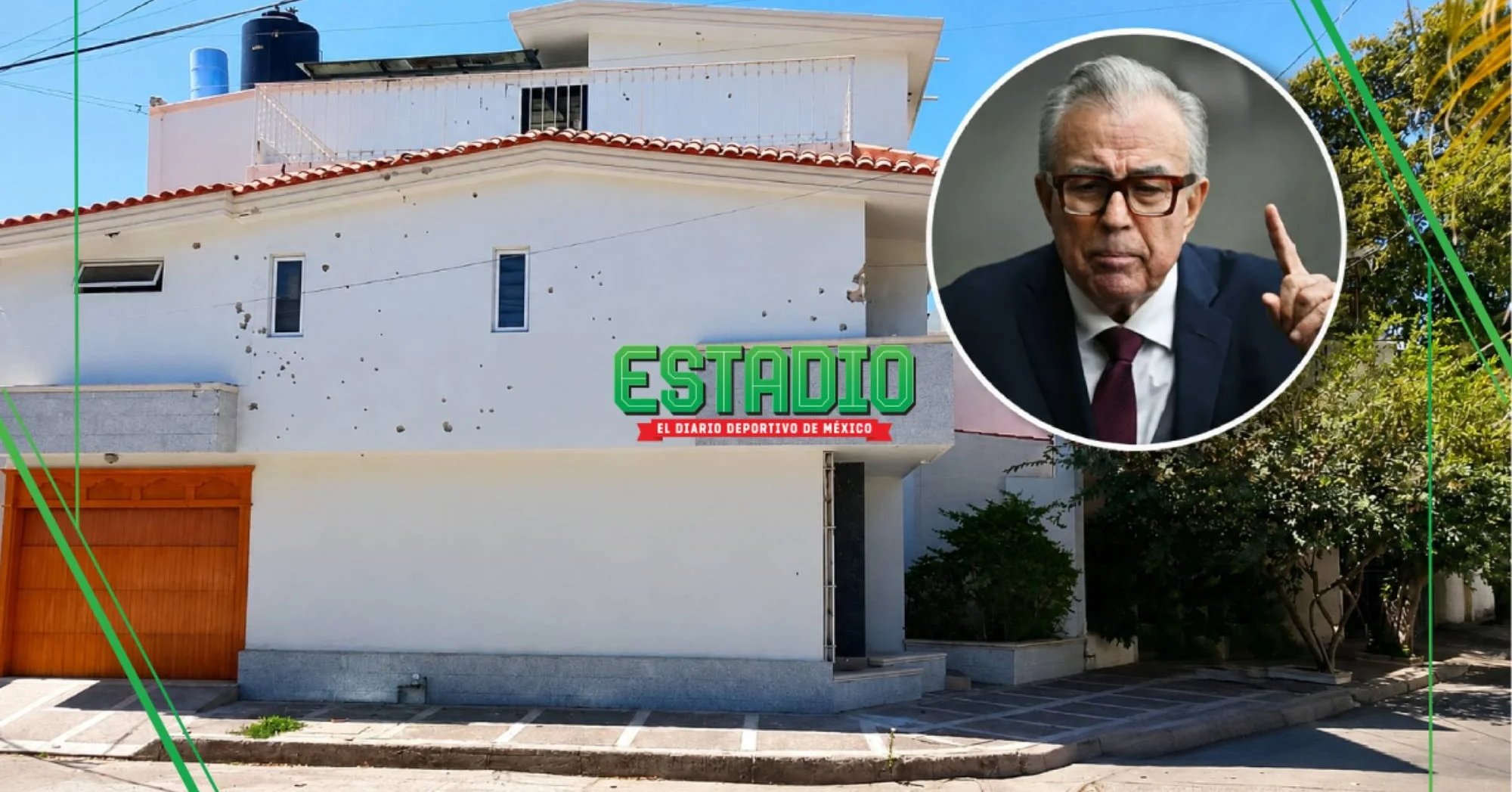 Atacan a balazos casa donde vivía Rubén Rocha Moya en Culiacán
