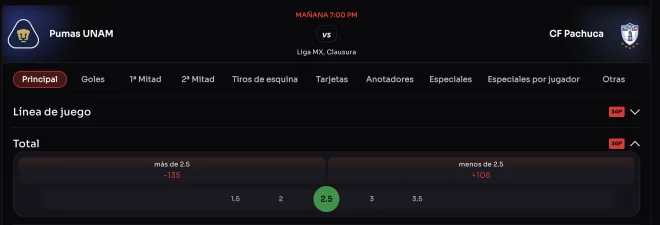Las mejores predicciones para el Pumas vs Pachuca
